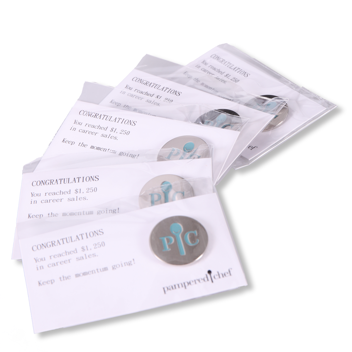 $1,250 Career Sales Lapel Pin Set (set of 5) – PC Gear Store